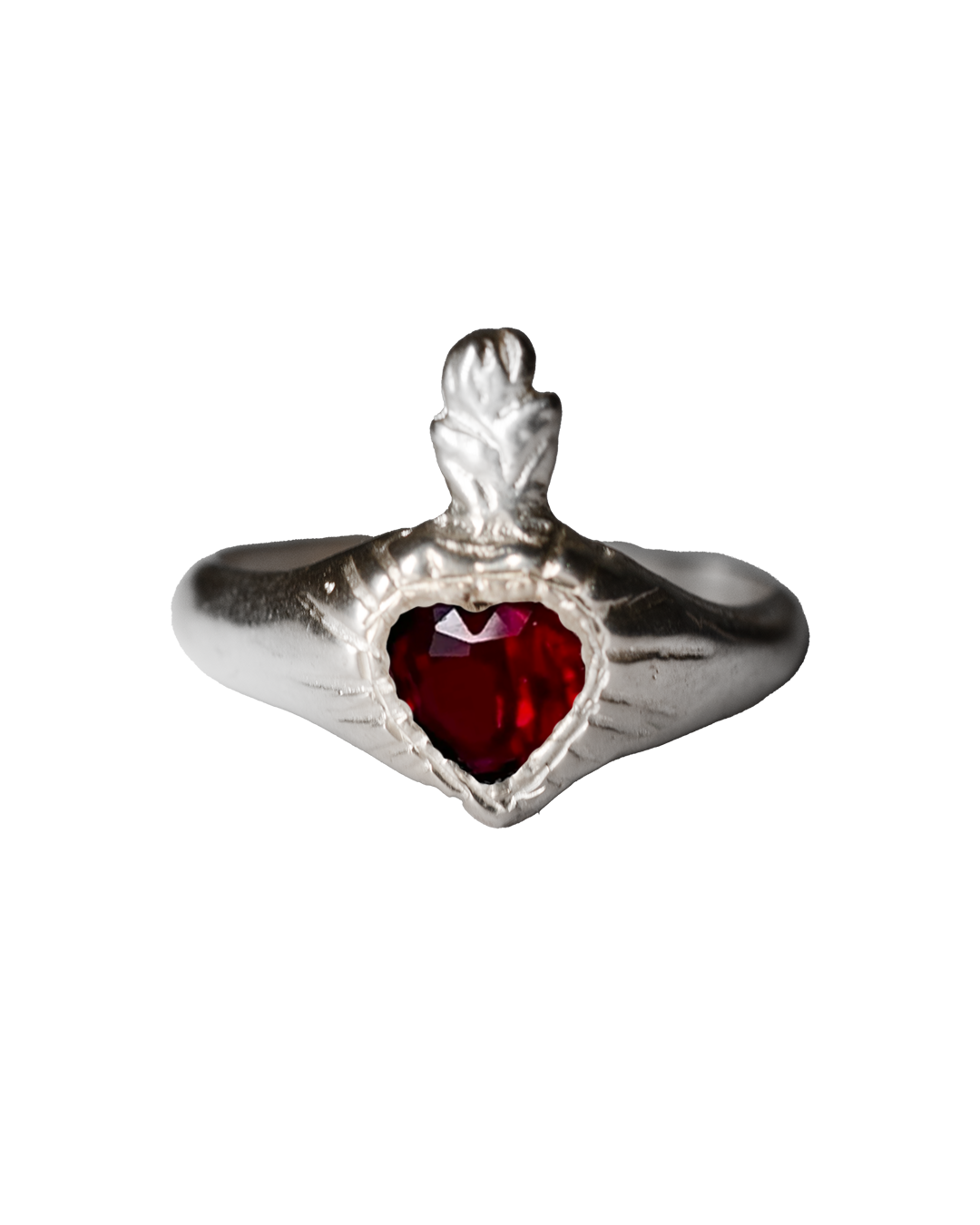 Mini Burn My Heart Signet - Sterling Silver | Serpent & the Swan