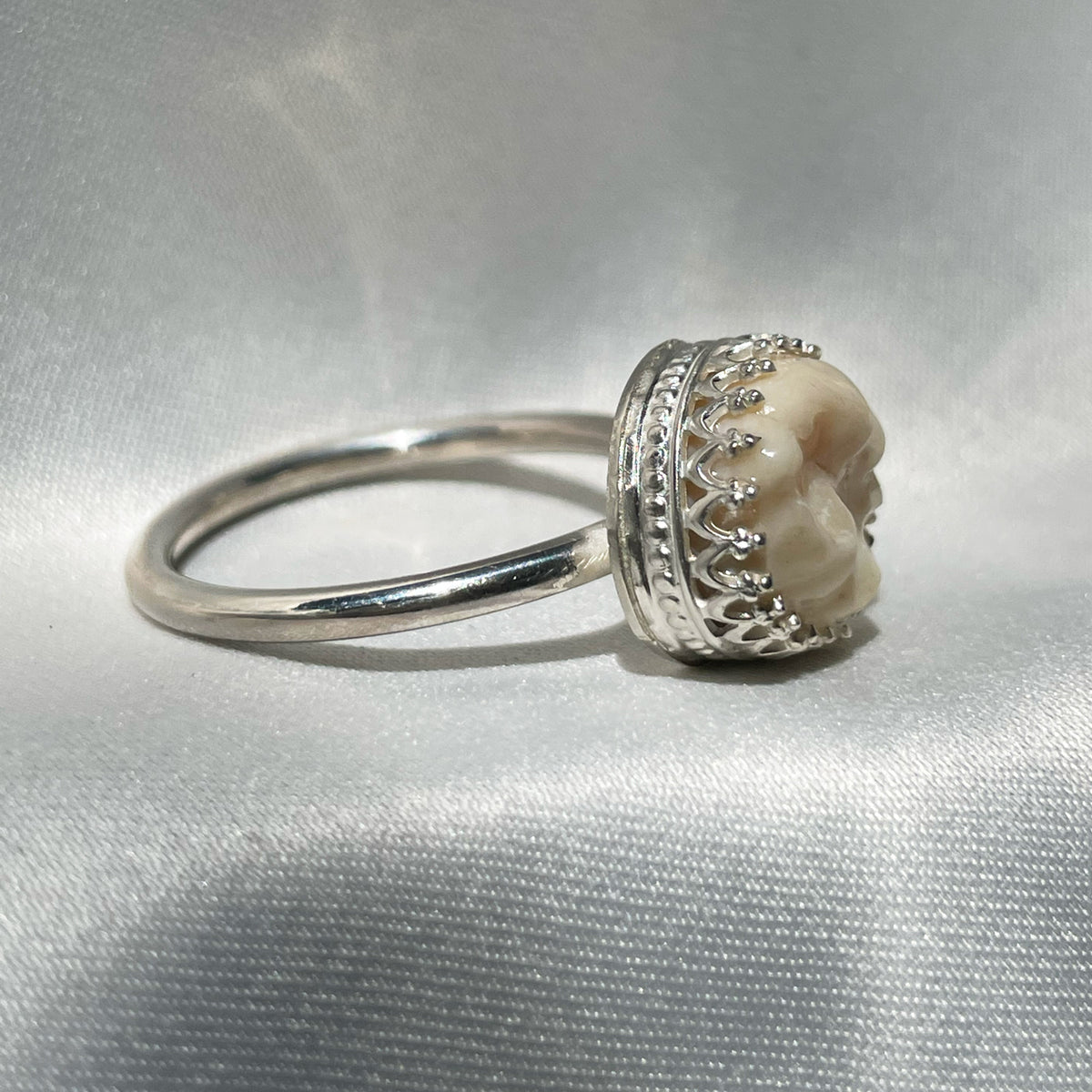 Wisdom Tooth Crown Ring - Custom made - Serpent & the Swan